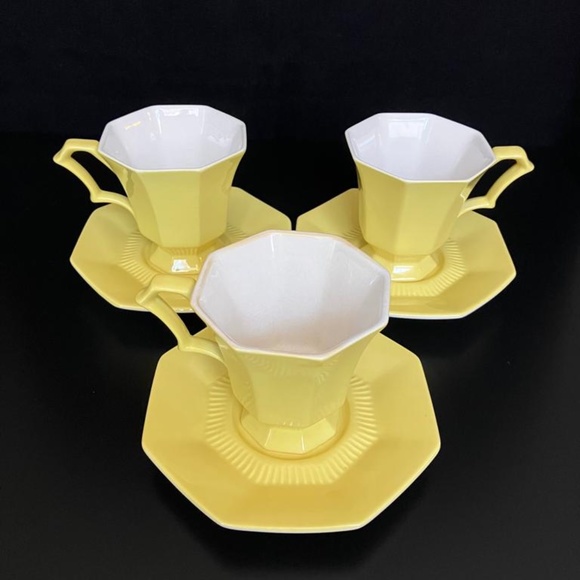 Dining | Nikko Classic Collection Daffodil Yellow Cup And Saucer Set Of ...